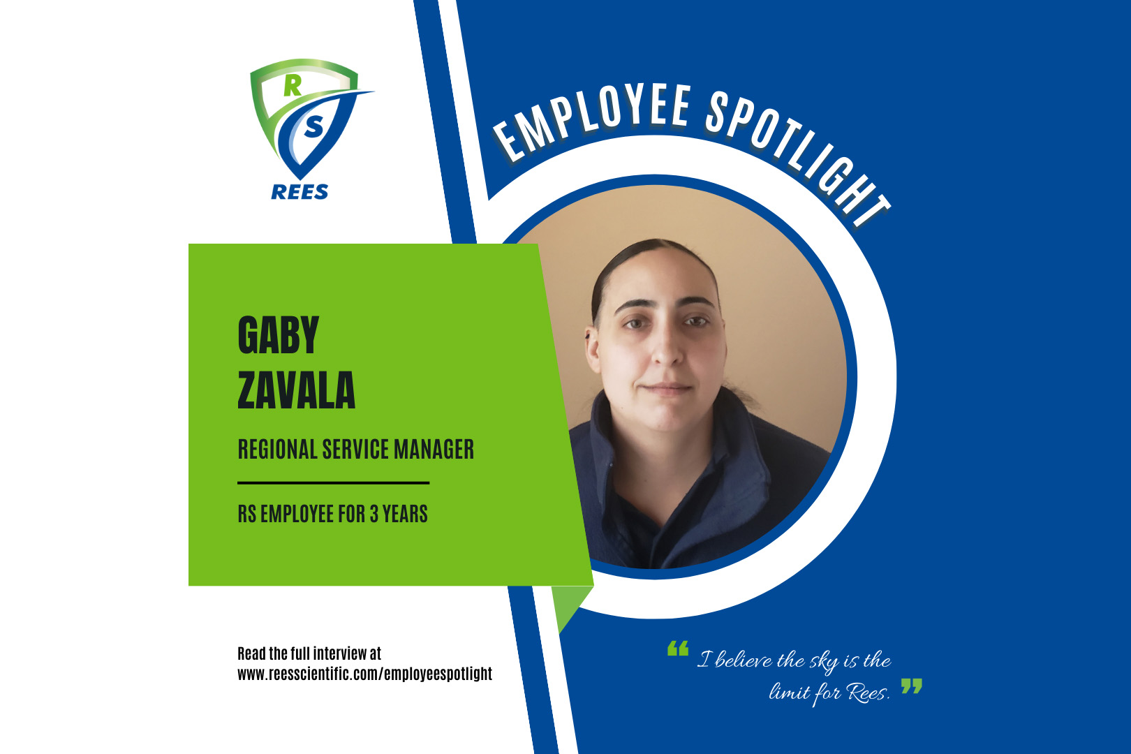 Meet Gaby Zavala | Rees Scientific