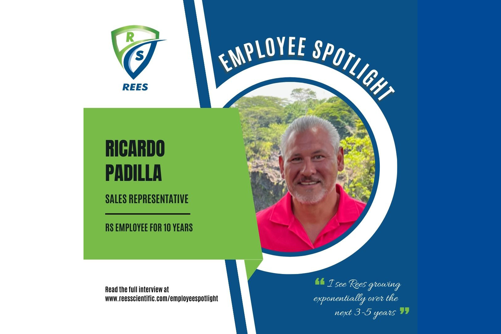 Meet Ricardo Padilla | Rees Scientific
